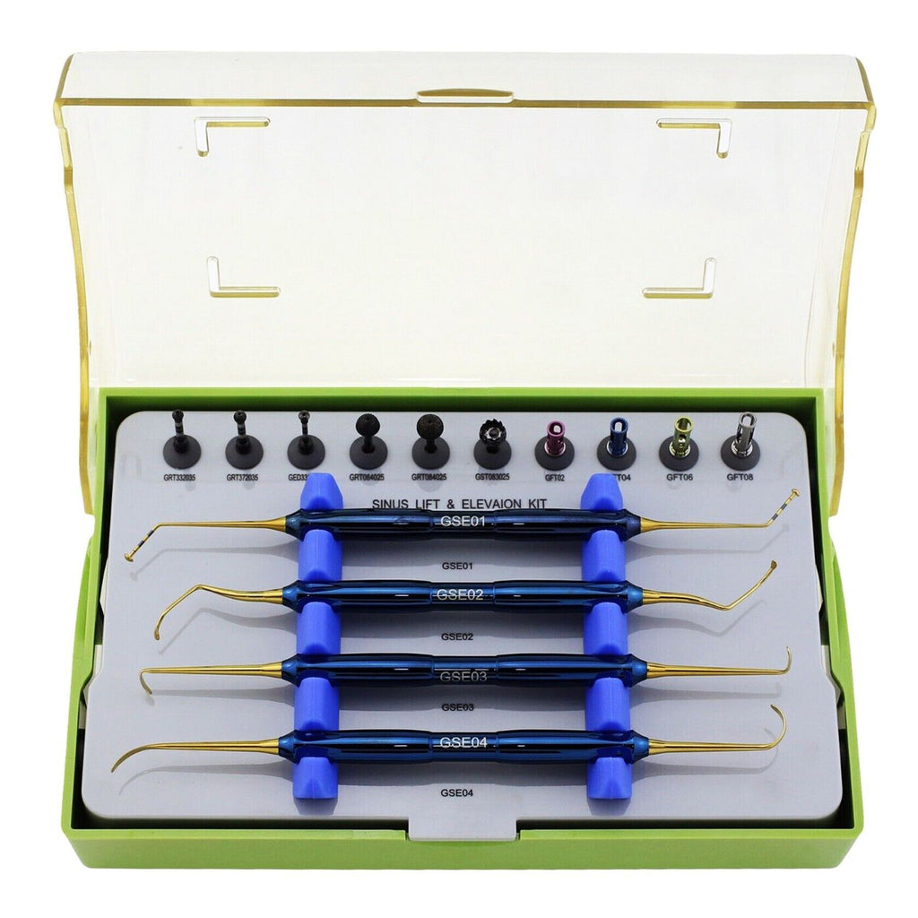 Dental DASK Kit (Advanced Sinus Kit) Crestal / Lateral Approach Drills ...