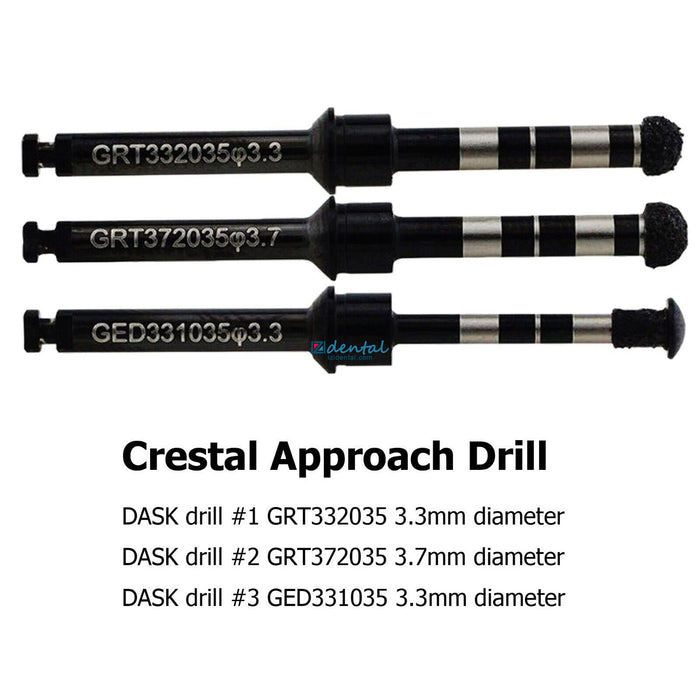 Dental DASK Kit (Advanced Sinus Kit) Crestal / Lateral Approach Drills ...