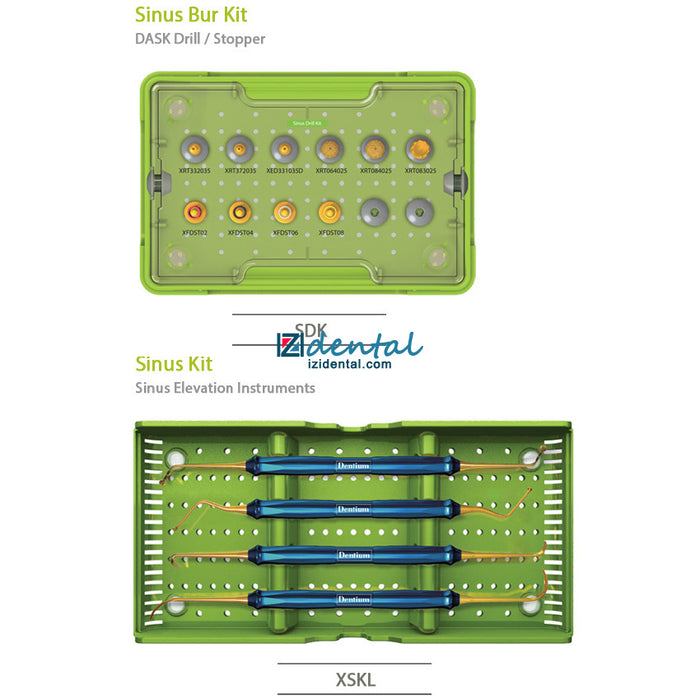 Dentium DASK (Advanced Sinus Kit) Sinus Lift Kit Sinus Elevation Instr