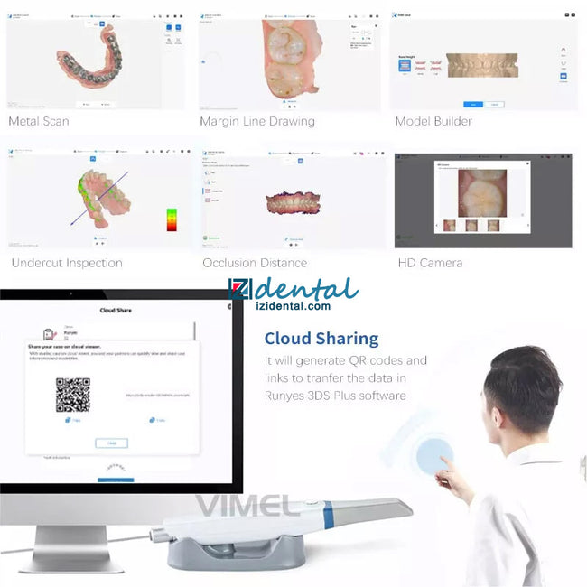 Runyes 3DS V3 PRO Dental 3D Intraoral Scanner – Digital Dental 3D ...